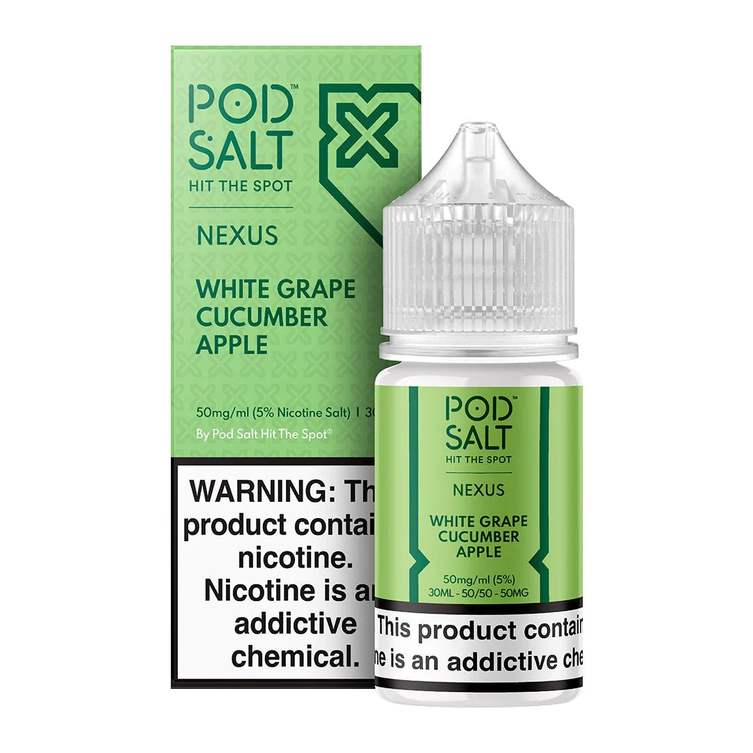 Pod Salt Nexus White Grape Cucumber Apple Ice Edition – Vape273